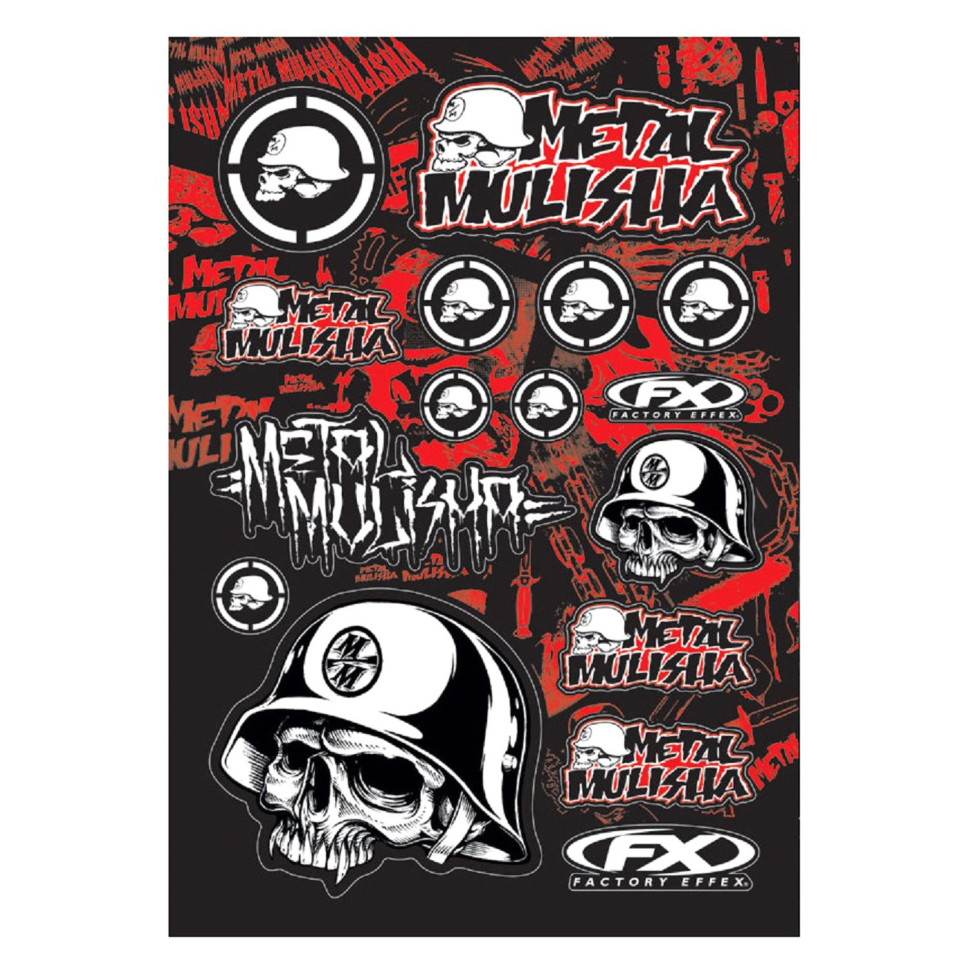 Комплект наклеек Metal Mulisha Sticker Sheet 1 1306330001 / 14-68050 ...